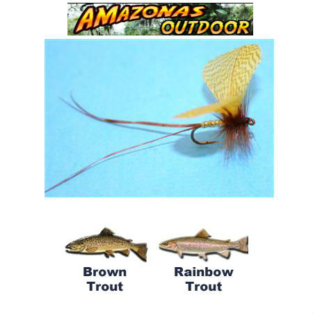 Mayfly Yellow Drake Winged (Dry Fly) - Amazonas Outdoor